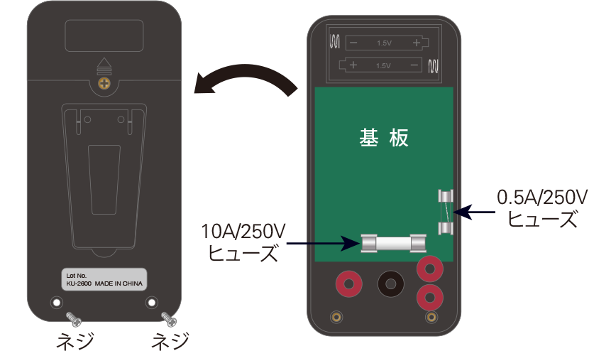 KU-2600 デジタルサーキットテスター 取扱説明書｜カイセ株式会社｜自動車整備用計測器・テスター｜ネット通販