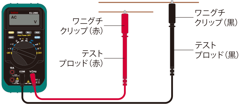 KU-2600 デジタルサーキットテスター 取扱説明書｜カイセ株式会社｜自動車整備用計測器・テスター｜ネット通販